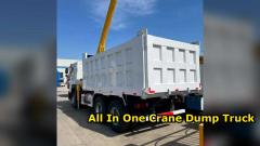 Howo 6x4 Truck Mounted Crane 8 Ton Self Loading Dump Truck