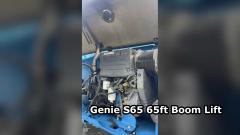 Used Genie S65 Boom Lift 65ft Reach Reliable Access Solution