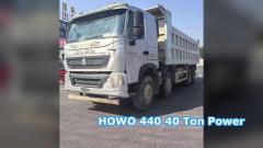 Used HOWO 440 Tipper Truck 40 Ton Capacity Heavy Duty