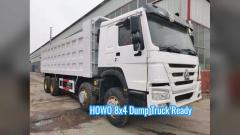 Used HOWO 8x4 371HP Dump Truck Ready for Export