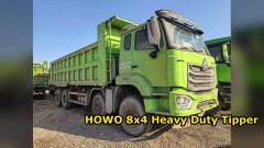 Used HOWO 8x4 430HP Dump Truck 30m3 Capacity For Sale