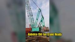 Kobelco CKE1500 150 Ton Crawler Crane Reliable Heavy Lifting