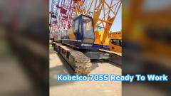 Kobelco 7055 55 Ton Crawler Crane Inspected and Ready