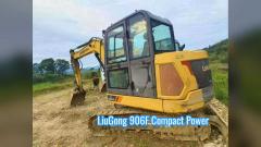 Used LiuGong 906F 6 Ton Excavator Zero Tail Swing For Sale