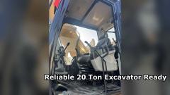 Reliable 20 Ton Crawler Excavator Ready For Work