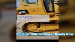 Reliable Used D5G Crawler Bulldozer 90HP Earthmoving Power