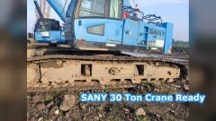 SANY SCC300 30 Ton Crawler Crane Low Hours Ready To Ship