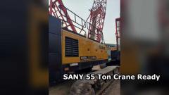 Used SANY SCC550C 55 Ton Crawler Crane For Sale