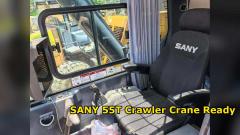 Used SANY STB550T5 8 Crawler Crane 55t Capacity