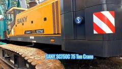 SANY SC750C 75 Ton Crawler Crane Original Condition