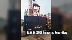 Used SANY SCC550A 55 Ton Crawler Crane Ready for Work