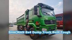 Used SHACMAN 8x4 Dump Truck 400HP Reliable Construction Hauler