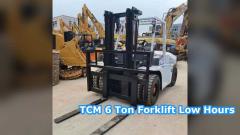 TCM 6 Ton Diesel Forklift Low Hours With Warranty
