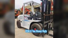 Used TCM 6 Ton Diesel Forklift FD60 Heavy Duty Power