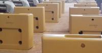 China Sand Cast Iron Reach Stackers Construction Machine Parts Counter Weight With OEM Service for sale