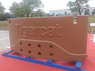 China Forestry Machinery Forklift Counter Weight Using Gray Iron Material for sale
