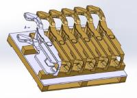 China Aerial Work Platform Parts  Cracket Casting Static Pressure Molding Line for sale
