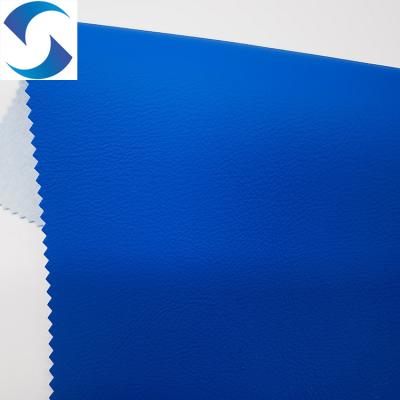 China Customizable Synthetic Leather Fabric 0.65mm With 100% Polyester Brushed for sale