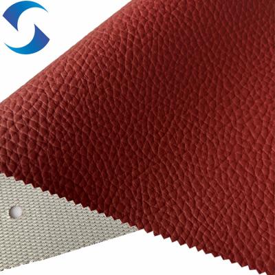 China 0.8mm Thickness Synthetic Leather Fabric 100% Polyester Knitted for sale