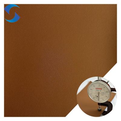 China Knitted Backing Technics PVC Leather Fabric 21days Delivery Time and Embossed Pattern for sale