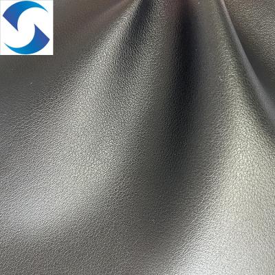 China Customizable Hand Feeling Faux Leather Fabric for Various Applications for sale