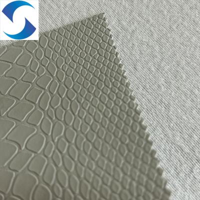 China Stretch Faux Leather Fabric with Woven Backing faux leather fabric sofa sets fabric leather bag sale for sale