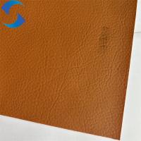 China 100% Polyester Non Woven Backing  Artificial Leather Fabric Embossed Pattern for sale