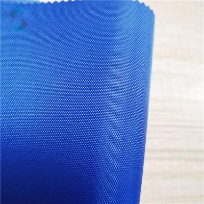 China Custom Color Blue Woven Tent Fabric 150CM Width 210D Oxford Fabric With PA600 Coated For Outdoor Adventures for sale