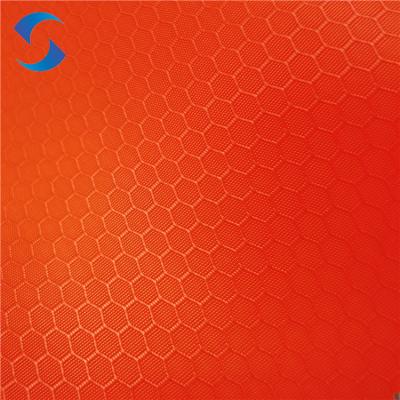 Cina 155gm 100 poliestere Jacquard tessuto PU1000 Honeycomb tessuto Oxford per borse rivestimento bagagli in vendita
