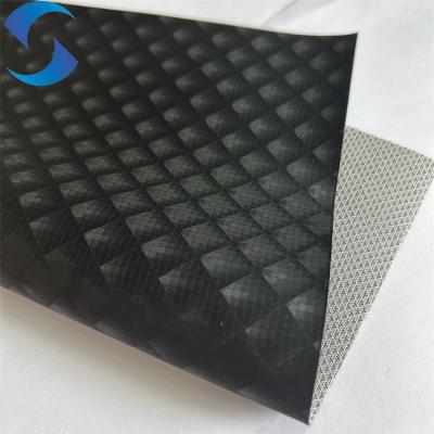 China Customizable Hand Feeling Synthetic Leather Fabric 0.7mm±0.05 Thickness For Performance Techno Reflective Leather for sale