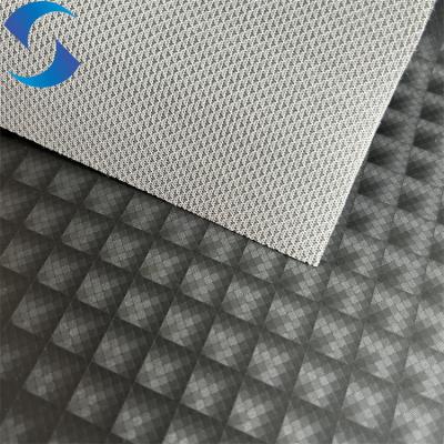 China Customizable Hand Feeling Synthetic Leather Fabric 0.7mm±0.05 Thickness For Performance Techno Reflective Leather for sale