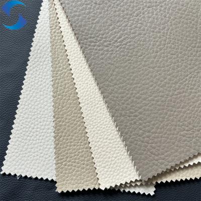 Cina Tessuti di cuoio sintetici EPU con supporto a fiocco per divani Tessuti di cuoio artificiale per motocicli in vendita