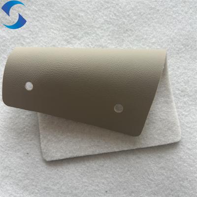 Cina 100% polyester fleece supporto pelle finta Pvc 140/160 larghezza modello di colore personalizzabile 1,3 mm spessore sostenibile in vendita