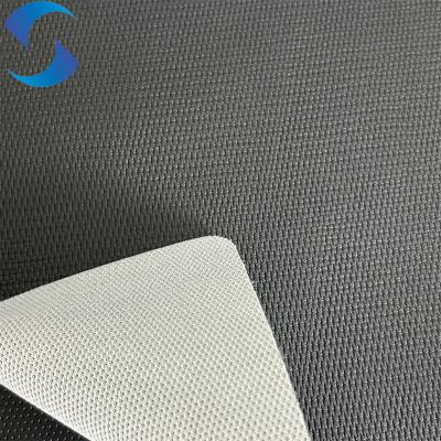 China 3D Woven Texture PVC Leather Fabric with 0.8mm Thickness and 100% Polyester Knitting for Durable and Versatile Use for sale