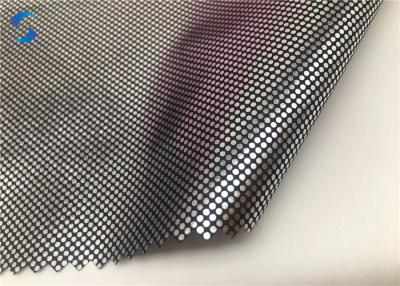 China Plain Dyed 55gsm 210T Polyester Taffeta Fabric Silver Coated for sale