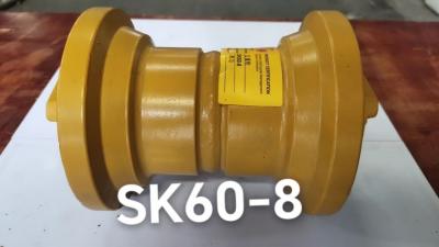 China Excavator Track Rollers SK60-8 Standard Dimension Double Flange for sale