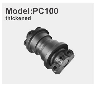 Китай Производственная цена PC100 Lug-Pattern Excavator Track Roller Bottom Roller для 10-тонной Komatsu PC100-серии продается