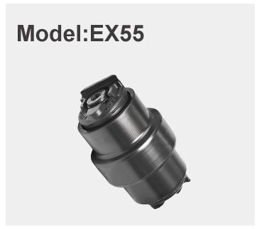 China Factory Price EX55 Lug-Pattern Excavator Track Roller Bottom Roller for 5.5-Ton Hitachi EX55-Series for sale