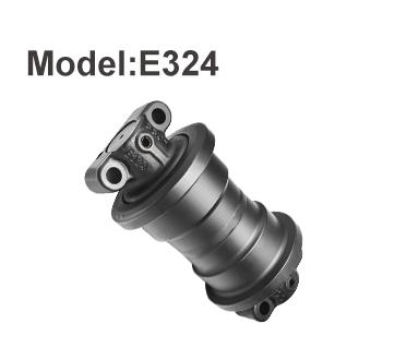 China Factory Price E324 Lug-Pattern Excavator Track Roller Bottom Roller for 32-Ton Caterpillar E324-Series for sale
