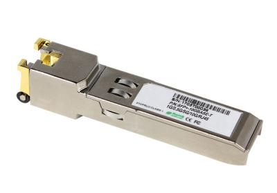 China 10GBASE-T Copper SFP+ Fiber Optical Transceiver RJ45 Connector 1000Mbps for sale