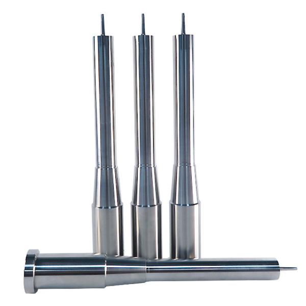 Quality Custom CNC Machining Parts Collapsible Core Helical Spindle Nozzle and Sprue for sale