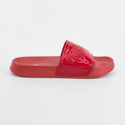 China De Hogere Toevallige Dia Sandals, 36EU-de Rode Schuiven van Pu van Vrouwen Te koop