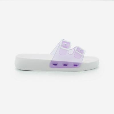 Cina Cinghia superiore trasparente bianca dell'OEM Eva Birkenstock Clogs With Double in vendita