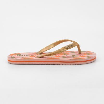 China Correia grossa Flip Flop With EVA Sole do arco-íris impermeável interno à venda