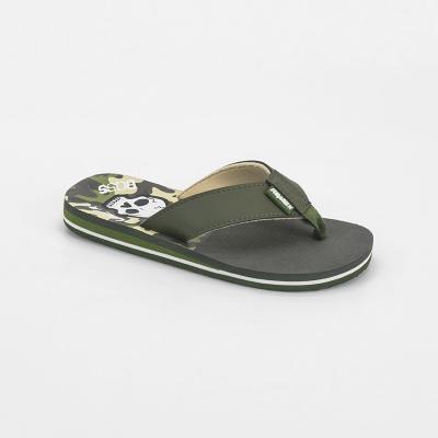 China Riem van het jonge geitjes de Antieffect 32EU EVA Flip Flop With Fabric Wide Te koop