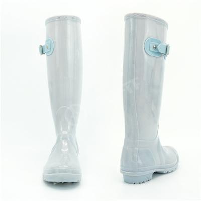Cina Livello del ginocchio delle donne di SEDEX Wellington Waterproof Rubber Rain Boots in vendita