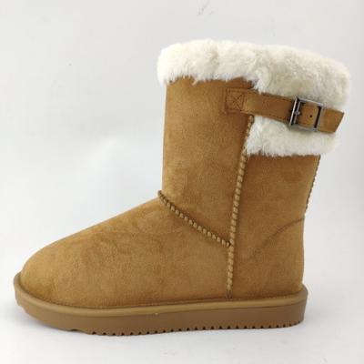 Cina Anti signora Slippy impermeabile Faux Fur Rain inizializza con la sogliola del PVC in vendita