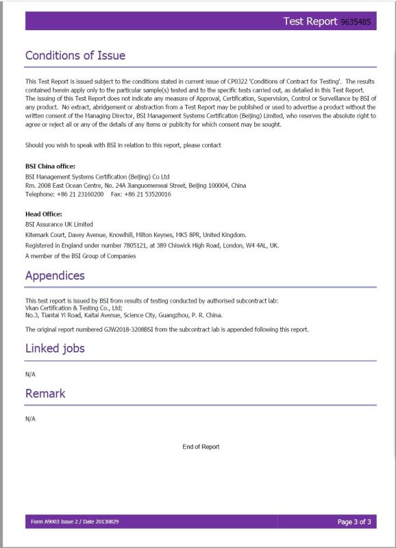 IP68 Test for flexible conduit - Hangzhou lianli electrical co,. ltd.