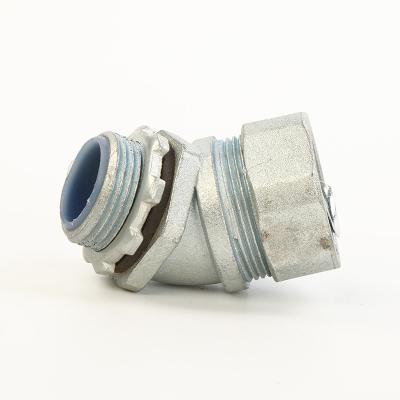 Cina Adattatore flessibile impermeabile nichelato diritto 1/2» - 4" del condotto in vendita