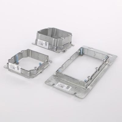 China UL Listed Galvanized Steel outlet box mud ring one gang to three gang axwill for sale